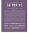 Catherine | Name Art Print – Name Stories