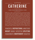 Catherine Personalized Name Meaning Art Prints – Name Stories