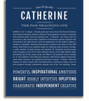 Catherine | Name Art Print – Name Stories