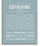 Catherine Personalized Name Meaning Art Prints – Name Stories