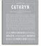 Cathryn | Name Art Print – Name Stories