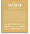 Cathryn | Name Art Print – Name Stories