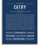 Cathy | Name Art Print – Name Stories