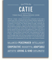 Catie | Name Art Print – Name Stories