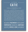 Catie | Name Art Print – Name Stories