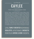 Caylee | Name Art Print – Name Stories