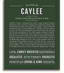 Caylee | Name Art Print – Name Stories