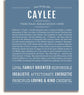 Caylee | Name Art Print – Name Stories