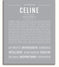 Celine | Name Art Print – Name Stories