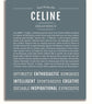 Celine | Name Art Print – Name Stories