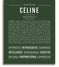 Celine | Name Art Print – Name Stories