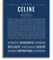 Celine | Name Art Print – Name Stories