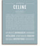 Celine | Name Art Print – Name Stories