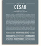 Cesar | Name Art Print – Name Stories