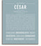 Cesar | Name Art Print – Name Stories