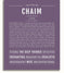 Chaim | Name Art Print – Name Stories