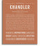 Chandler (male) | Name Art Print – Name Stories