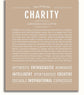 Charity | Name Art Print – Name Stories