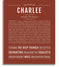 Charlee | Name Art Print – Name Stories