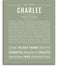 Charlee | Name Art Print – Name Stories