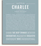 Charlee | Name Art Print – Name Stories