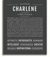 Charlene | Name Art Print – Name Stories