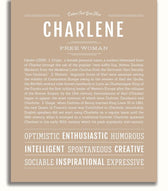 Charlene | Name Art Print – Name Stories
