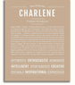 Charlene | Name Art Print – Name Stories