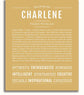 Charlene | Name Art Print – Name Stories