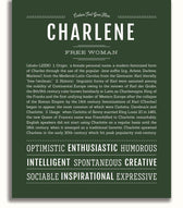 Charlene | Name Art Print – Name Stories