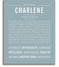 Charlene | Name Art Print – Name Stories