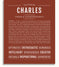 Charles Personalized Name Meaning Art Prints – Name Stories