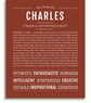 Charles Personalized Name Meaning Art Prints – Name Stories