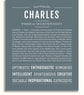 Charles Personalized Name Meaning Art Prints – Name Stories