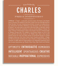 Charles | Name Art Print – Name Stories