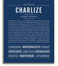 Charlize | Name Art Print – Name Stories