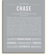 Chase | Name Art Print – Name Stories