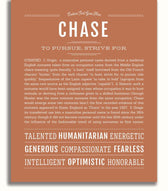 Chase | Name Art Print – Name Stories