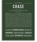 Chase | Name Art Print – Name Stories