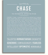 Chase | Name Art Print – Name Stories