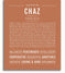 Chaz | Name Art Print – Name Stories