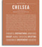 Chelsea | Name Art Print – Name Stories