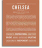 Chelsea Personalized Name Meaning Art Prints – Name Stories