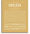 Chelsea | Name Art Print – Name Stories