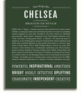 Chelsea | Name Art Print – Name Stories
