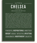 Chelsea | Name Art Print – Name Stories