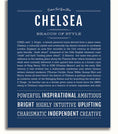 Chelsea | Name Art Print – Name Stories
