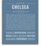 Chelsea Personalized Name Meaning Art Prints – Name Stories