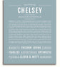 Chelsey | Name Art Print – Name Stories