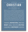 Christian Personalized Name Meaning Art Prints – Name Stories